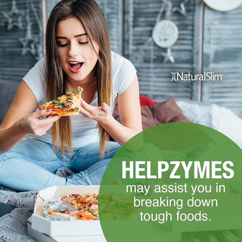 Helpzymes Enzimas Digestivas Con Pancreatina 100 Capsulas Natural Slim