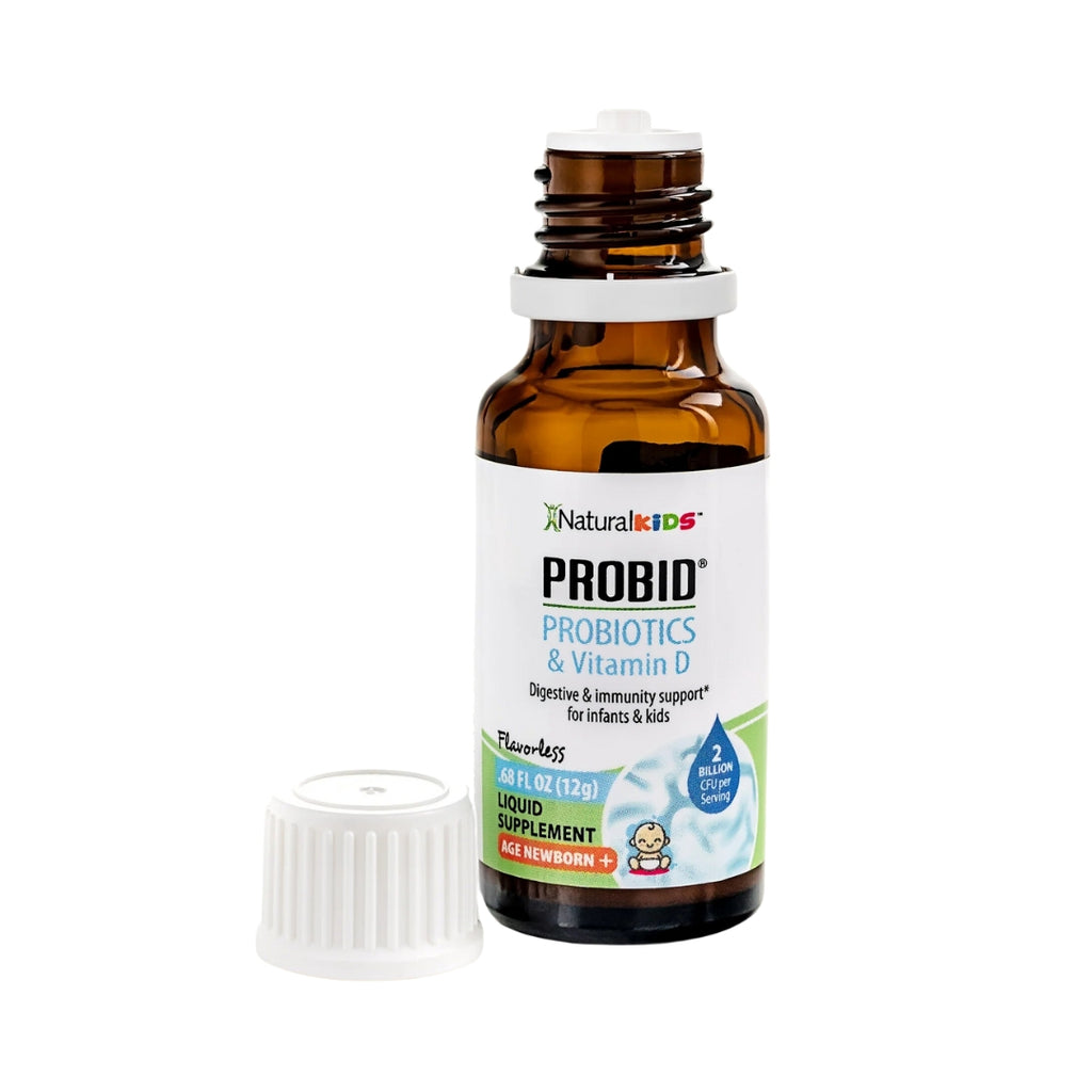 Probid Probioticos Y Vitamina D para Bebes y Niños 12 Gr Natural Slim